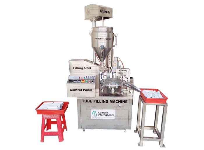 Semi-Automatic Plastic Tube Filling Machine - Tube Filling And Packing ...