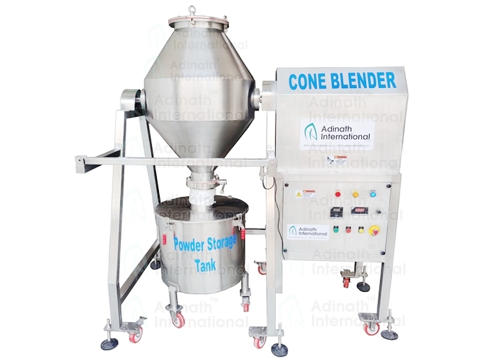 Double Cone Blender - Machine for Mixing Dry Powder and Granules