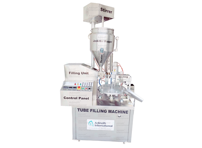 Semi-Automatic Plastic Tube Filling Machine - Tube Filling And Packing ...
