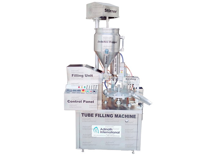 Semi-Automatic Plastic Tube Filling Machine - Tube Filling And Packing ...
