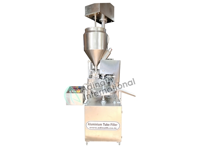 Tube Filling, Crimping and Batch Coding Machine