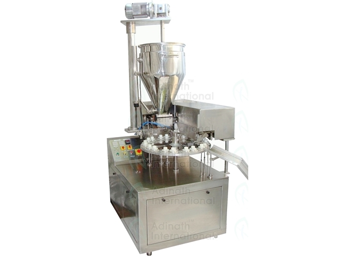 Tube Filling, Crimping and Batch Coding Machine