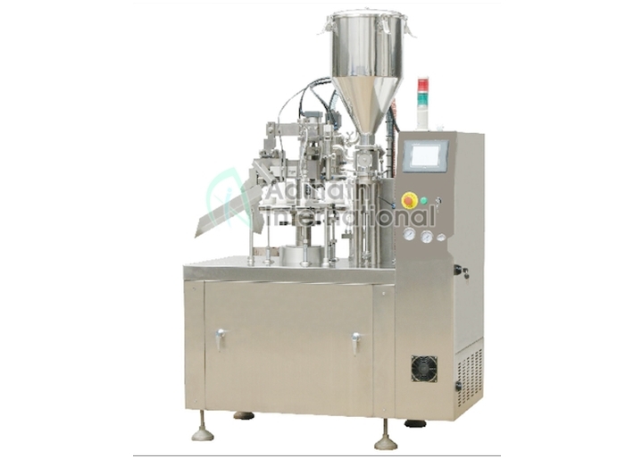 Tube Filling, Crimping and Batch Coding Machine