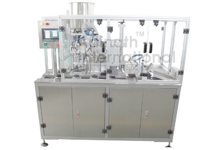 Tube Filling, Crimping and Batch Coding Machine